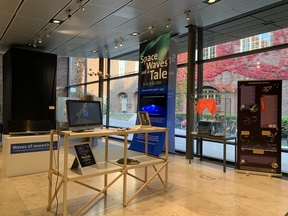 Space Waves and a Tale: on exhibit at the main library – The KTH ...