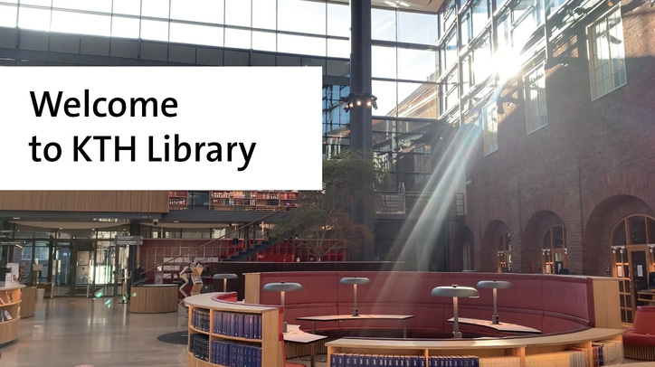 KTH Library – guide for students | KTH