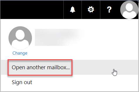 Shared mailbox by webmail | Student