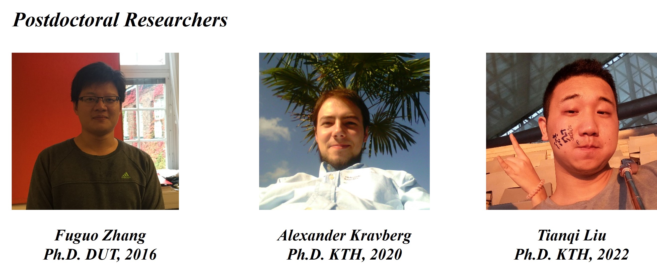 Current Group Members | KTH